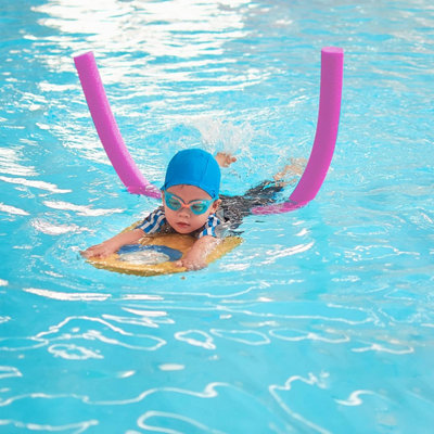 Swimming Pool Noodle for Kids and Adults, 2 Pack Foam Swim Noodle Float ...