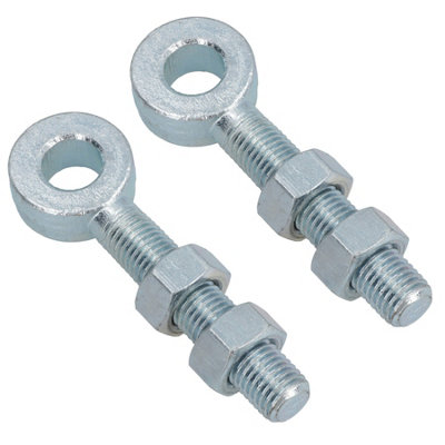 SWING GATE LONG EYE BOLTS HINGE + NUTS ADJUSTABLE ZINC PLATED 20 X ...