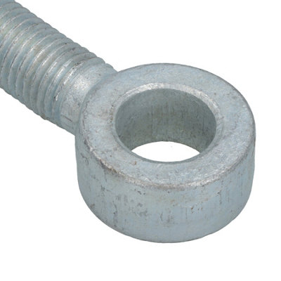 Swing Gate Long Eye Bolts Hinge + Nuts Adjustable Zinc Plated 24 x ...