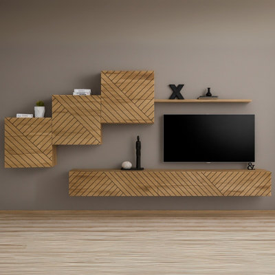 SWITCH LAMEL X Wall Unit Living Room Furniture Set Wotan