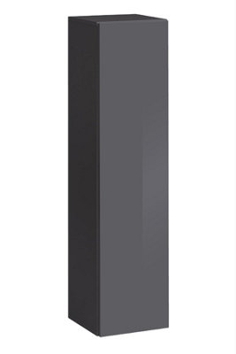 Switch SW2 Graphite Gloss Tall Cabinet 30cm - Bold Vertical Storage ...