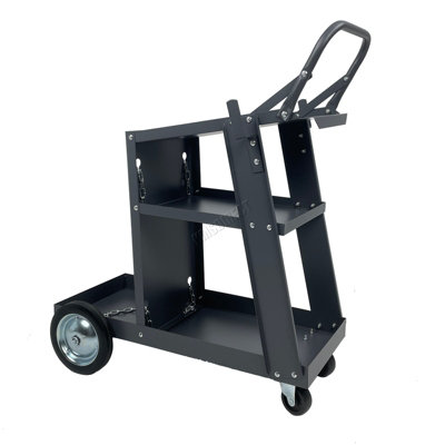 SwitZer 3-Tier Trolley Welding Cart With Chains MIG TIG Welder 80KG ...