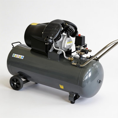 SwitZer Air Compressor 3HP 8.8CFM 100L Litre LTR 50HZ 230V 8 Bar Tank ...
