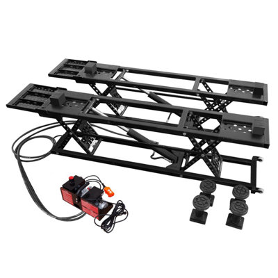 SwitZer Heavy Duty 7000lbs Car Lift Portable Hydraulic Scissor Jack for ...