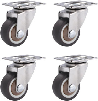 Swivel Casters Set of 4 Heavy Duty Industrial Casters with Brake for ...