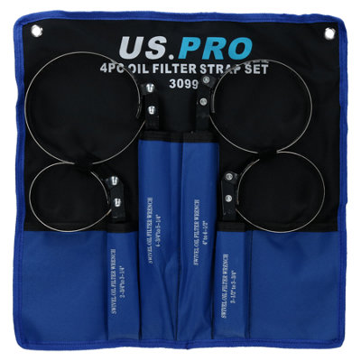 Swivel Oil Filter Wrench Remover Removal Installer Set 4pc Kit | DIY at B&Q