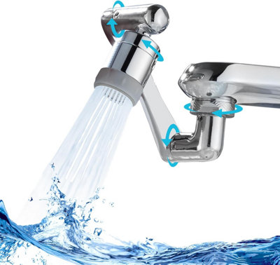 Swivel Tap Extender Sink Aerator Dual Mode Water Filter Extension