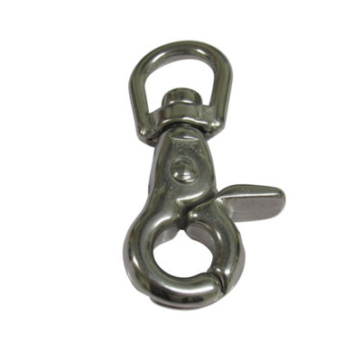 Swivel Trigger Clip Snap Hook 66MM (Stainless Steel Dog Lead Bag Clasp)
