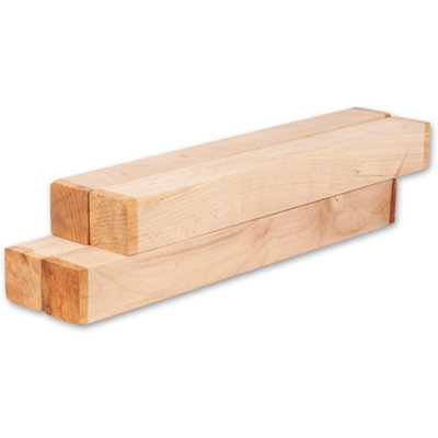 Sycamore Woodturning Spindle Blanks - Pack of 4