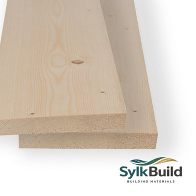 SYLKBUILD PLANED TIMBER 6X1 INCH (FINISHED SIZE 144X21MM) 1.2M PACK OF 2