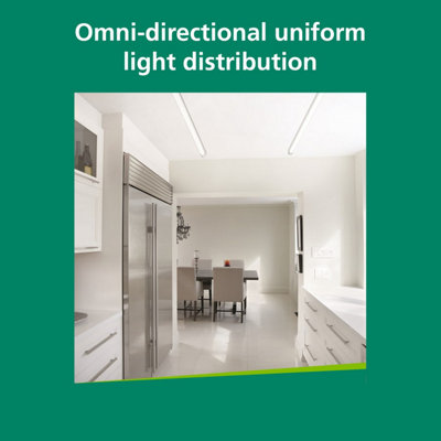 Sylvania SylBatten Neutral White IP20 30W 4ft Twin LED Batten