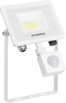 Sylvania SylFlood 18W IP65 White Outdoor LED Floodlight with Motion ...
