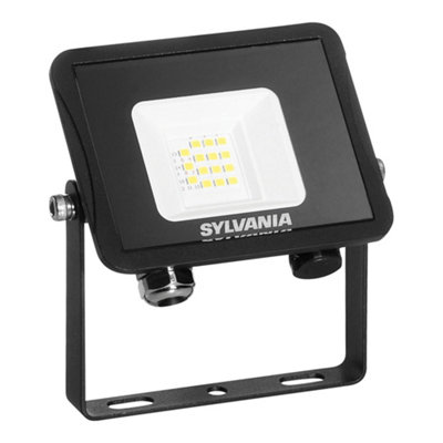 Sylvania SylFlood 9.5W IP65 Black Outdoor LED Floodlight | DIY at B&Q