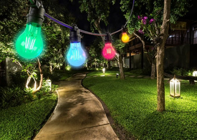 Sylvania ToLEDo Retro Chroma Green, Blue, Red, Orange E27 4W LED Bulbs ...