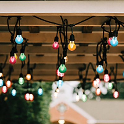 Shop Sylvania YourHome 12 Bulb Holder Outdoor Extendable Festoon String ...