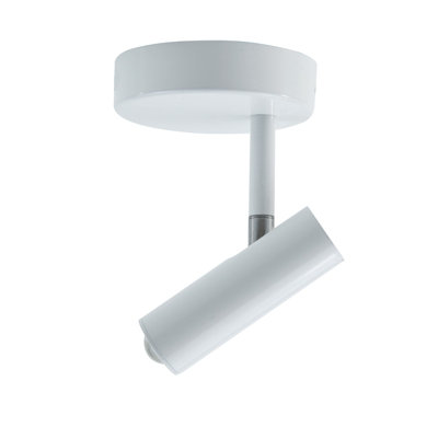 Sylvia Spotlight Gloss White Integrated 5W LED Single Ceiling Wall ...