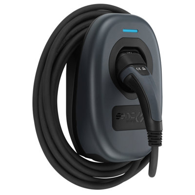 Sync Energy EV Tethered Wall Charger 2 Type 2 Mode 3 7.4KW Wi-Fi