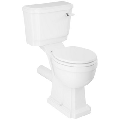 Synergy Henbury Traditional Round Close Coupled Horizontal Outlet Pan ...
