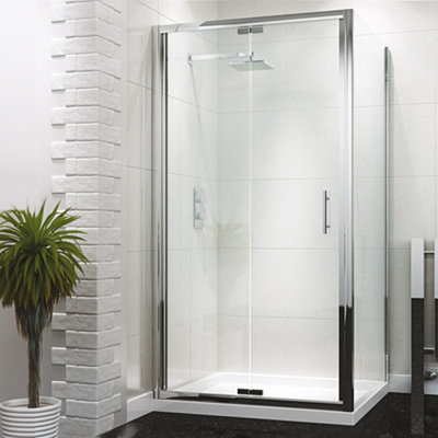Synergy Vodas 6 Bathroom Glass Shower Enclosure Extension Wall Profiles ...