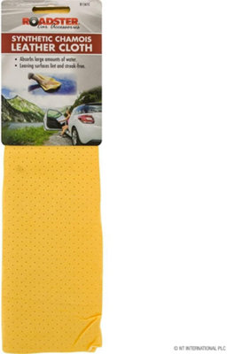 Synthetic Real Leather Chamois Oil Tanned Cloth Chammy Car Drying ...