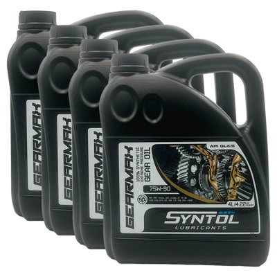 Syntol Gearmax 75W-90 Fully Synthetic Axle & Transmission Fluid API GL ...