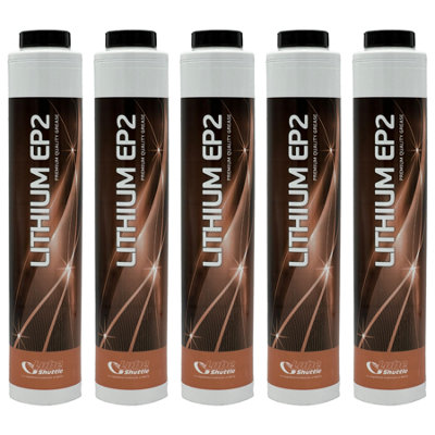 Syntol Lithium EP2 Grease Lube Shuttle Cartridge 5x400g
