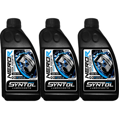 Syntol Nero-R 4T 10W-40 Racing Motorcycle Engine Oil 3x1L