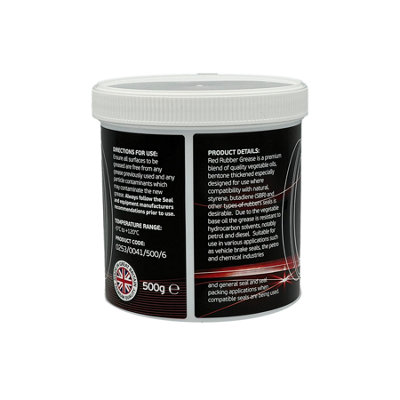 SYNTOL RED RUBBER GREASE PREMIUM VEGETABLE BASED GREASE FOR RUBBER SEAL ...