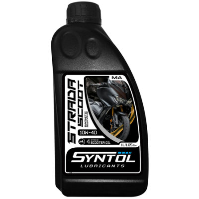 Syntol Strada Scoot 4T 10W-40 Semi Synthetic Scooter Engine Oil Jaso MA 1L
