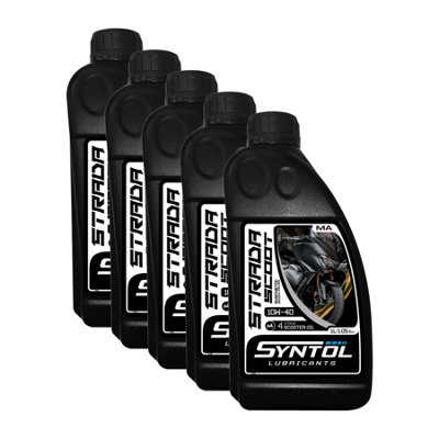 Syntol Strada Scoot 4T 10W-40 Semi Synthetic Scooter Engine Oil Jaso MA ...