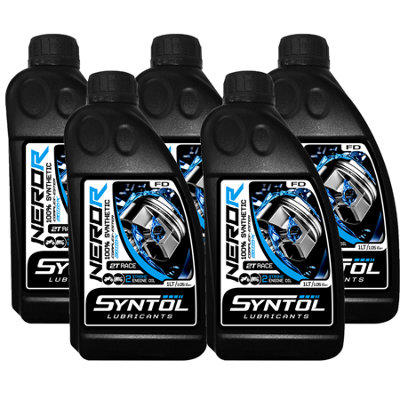 Syntol Synthetic 2-Stroke 2T Motorcycle Racing Engine Oil with Ester 5x1L