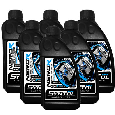 SYNTOL SYNTHETIC 2-STROKE 2T MOTORCYCLE RACING ENGINE OIL WITH ESTER 6X1L