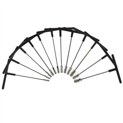 T Bar Socket Spanner Socket Wrench Nut Spinner Set 8mm to 19mm Extra ...