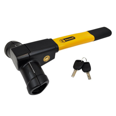 T-Bar Steering Wheel Lock Car Van Vehicle Security Safety with 2 Keys