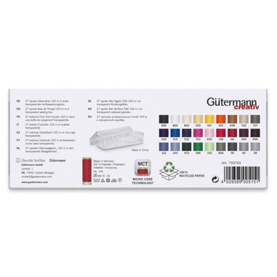 T/BOX SEW-ALL 100M - Thread Set: Sew-All: 100m: Pack of 27 - Gutermann