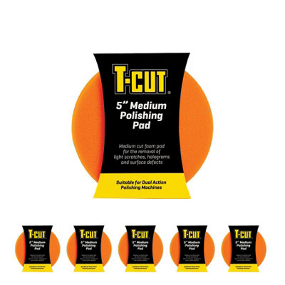 T-Cut 5 Inches Polishing Foam Pad Remove Scratches Defect For Dual ...