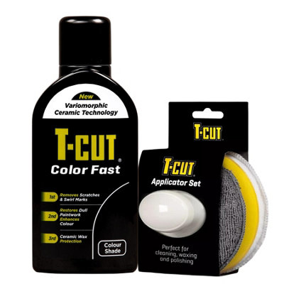 T-Cut Color Fast Black Ceramic Wax Polish Scratch Remover 500ml ...