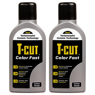 T-Cut Color Fast Silver Ceramic Wax Polish Scratch Remover Colour ...
