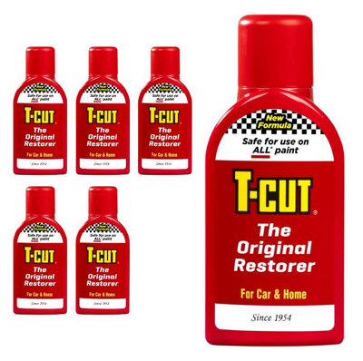 T-Cut Original Car Paintwork Restorer & Scratch Remover 350ml X6