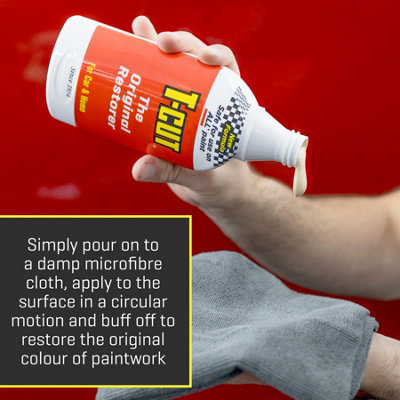 T-Cut Original Car Paintwork Restorer & Scratch Remover 500ml x2
