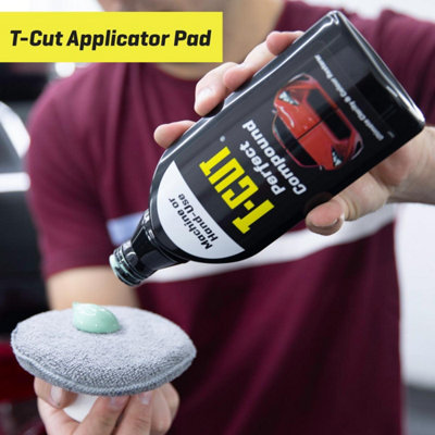T-Cut Original Colour Restorer Car Polish 500ml + T-Cut Wax Applicator Set