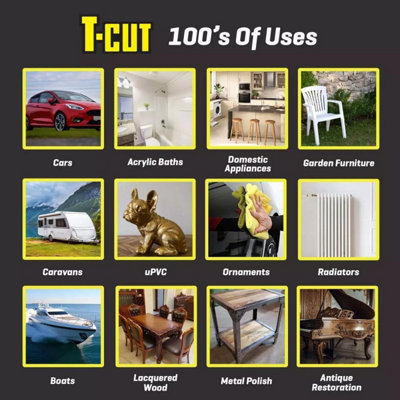 T-Cut Original Colour Restorer Car Polish Trigger Solution 500ml ...