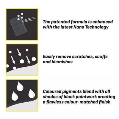T-Cut Scratch Remover Color Fast Paint Restorer - White - 150g + Applicator