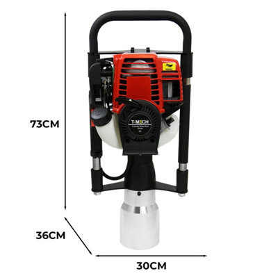 T-Mech Earth Auger & 4-Stroke Post Driver