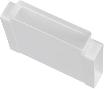 T-Piece Duct Connector 220x55mm Rectangular Flat PVC Ducting