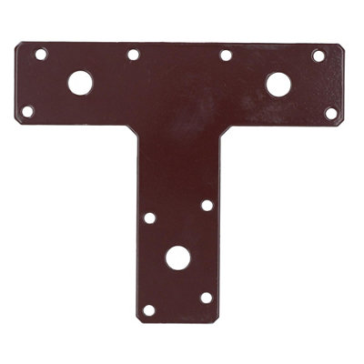 T-Shape Bracket Brace Fastener Plate 150 x 90 x 37mm Joist Joiner ...