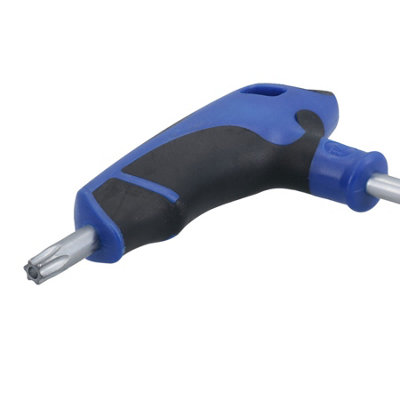 T40 Tamper Torx Star T Handle Wrench T Bar Short + Long High Torque ...