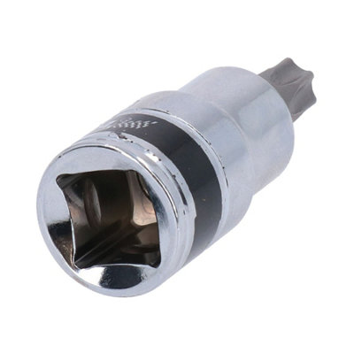 T50 Torx / Star Male Bit Sockets 1/2" Drive 3pc 55mm Chrome Vanadium CRV