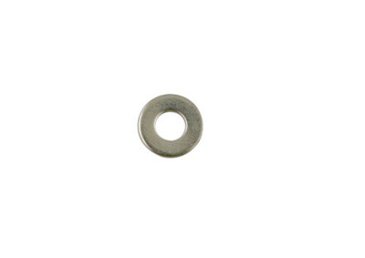 Table 4 Flat Washers 1/4in. Zinc Plated Pk 500 Connect 31457 | DIY at B&Q