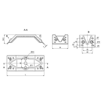 Table Corner Brackets Braces Heavy Duty 142mm Complete Set With Spanner